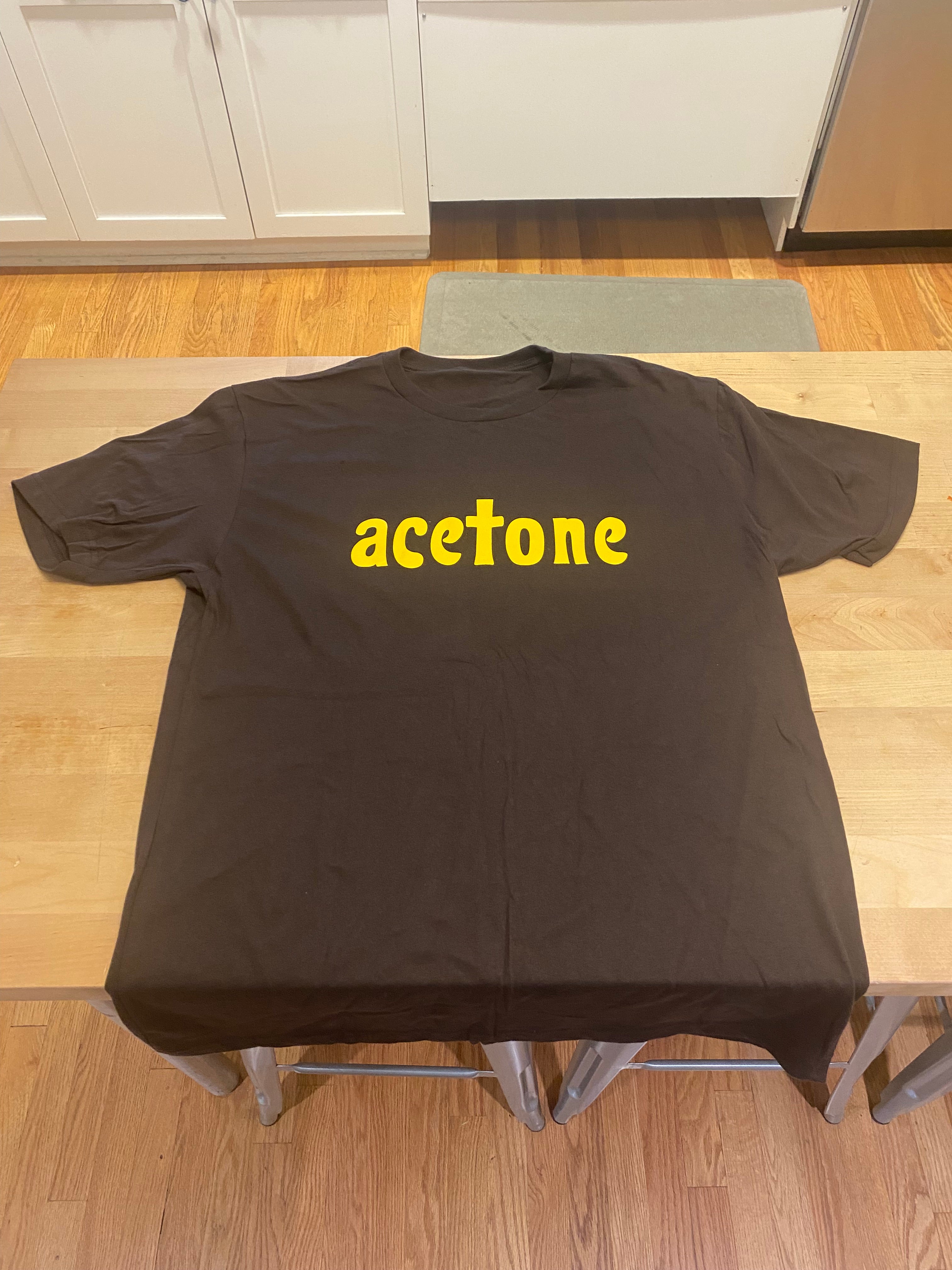Acetone - Yellow Logo T-Shirt – New West Records
