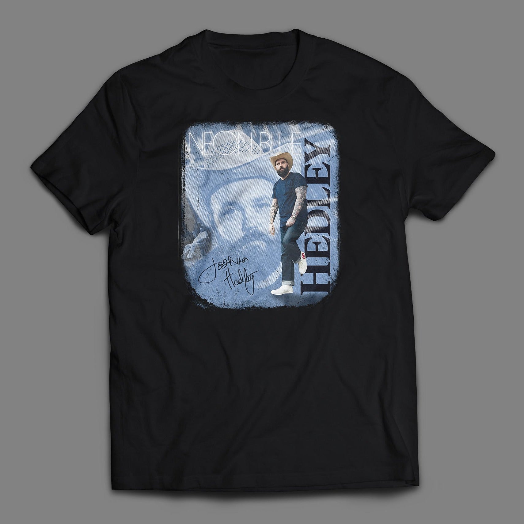 Joshua Hedley - Neon Blue Shirt – New West Records